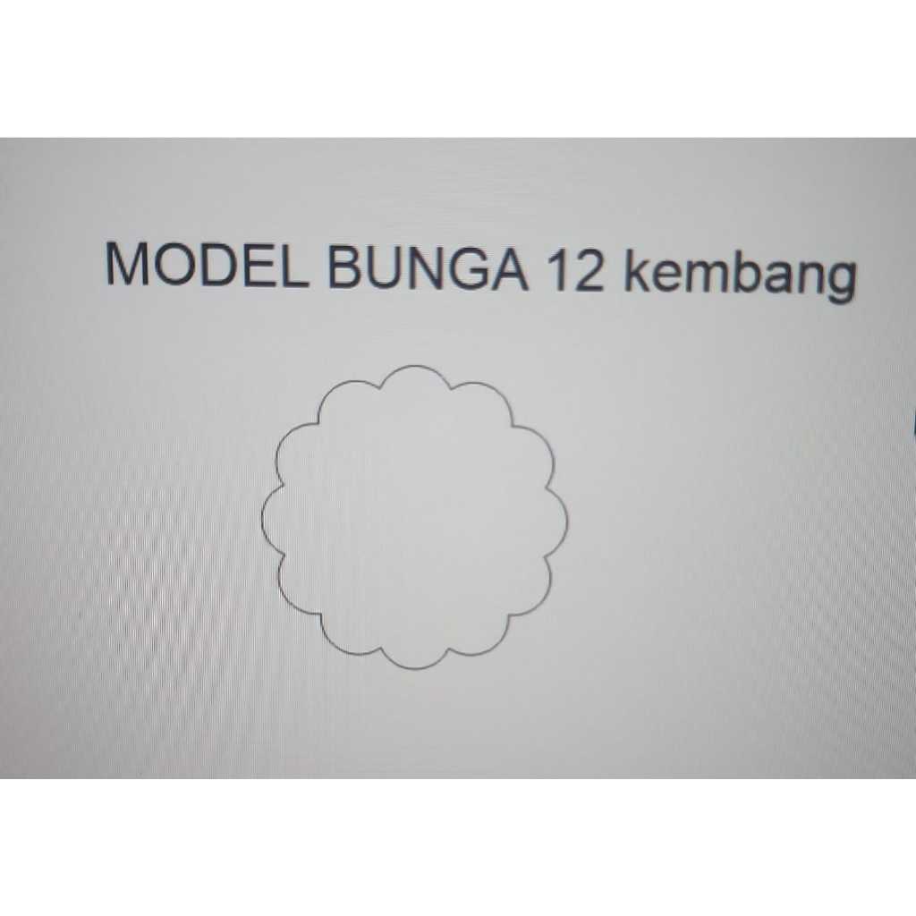 Jual Acrylic Laser Cutting Model KEMBANG Frame -Bingkai - Papan Ucapan ...