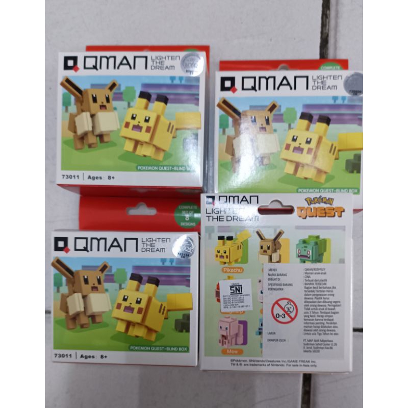 Jual Qman Pokemon Quest Blind Box Assorted | Shopee Indonesia