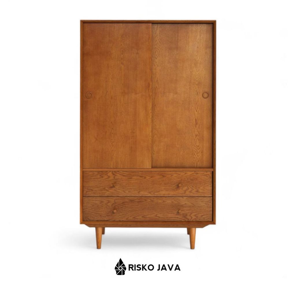 Jual Almari Minimalis Retro / Lemari Laci Penyimpanan / Almari Pakaian ...
