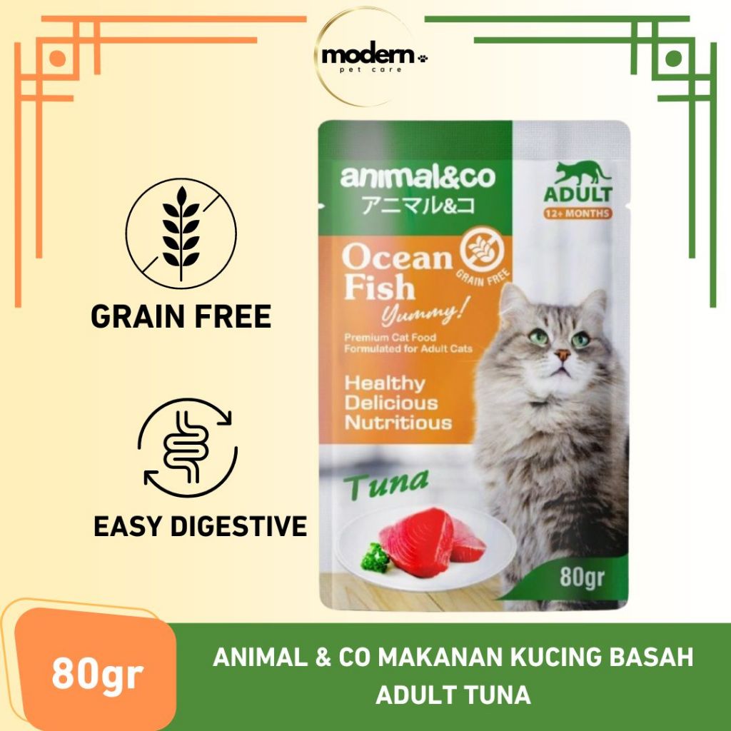 Jual Animal & Co Adult Tuna Makanan Kucing Basah Cat Wet Food Pouch ...