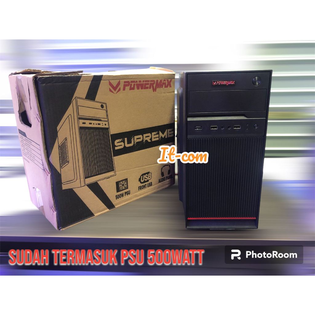 Jual CASING POWERMAX SERIES + PSU 500WATT BARU GARANSI 1 TAHUN | Shopee ...