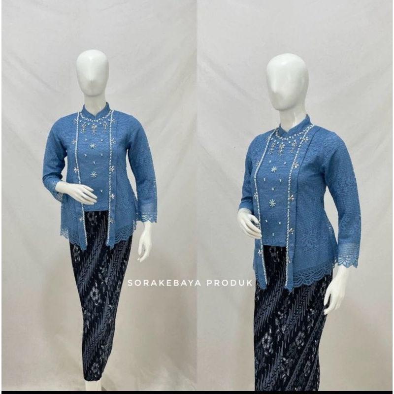 Jual kebaya kutu baru tile/kutu baru krah sanghai/kutu baru Payet/kutu baru pendek/kutu baru ...
