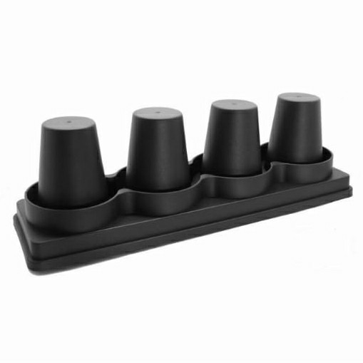 Jual Holder Cup / Rak Tempat Gelas Minuman Bentuk Cup 4 Slot | Shopee ...