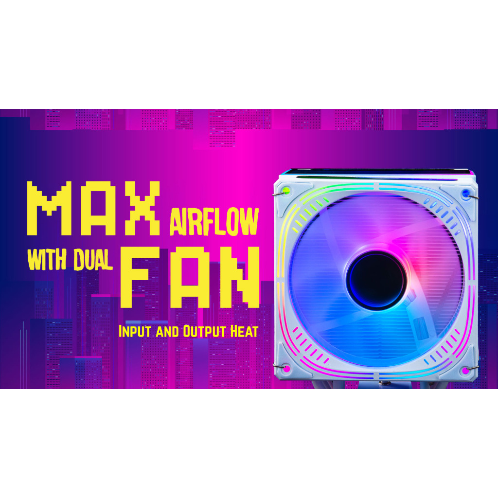 Jual CUBE GAMING ILLUMINE - Mirror RGB TOP Cover - 6 Copper Heat Pipes ...