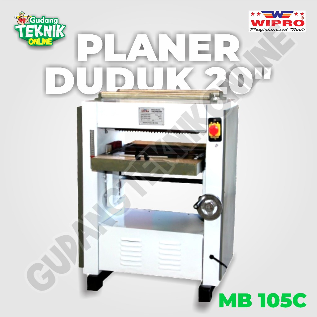 Jual Mesin Planer Duduk 20" WIPRO MB105C / Mesin Meja Planner Pasah ...