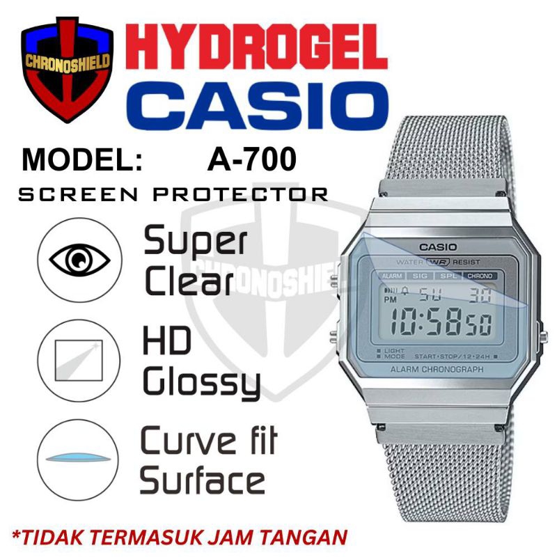 Jual Antigores Jam Tangan Casio A700 A 700 Hydrogel | Shopee Indonesia