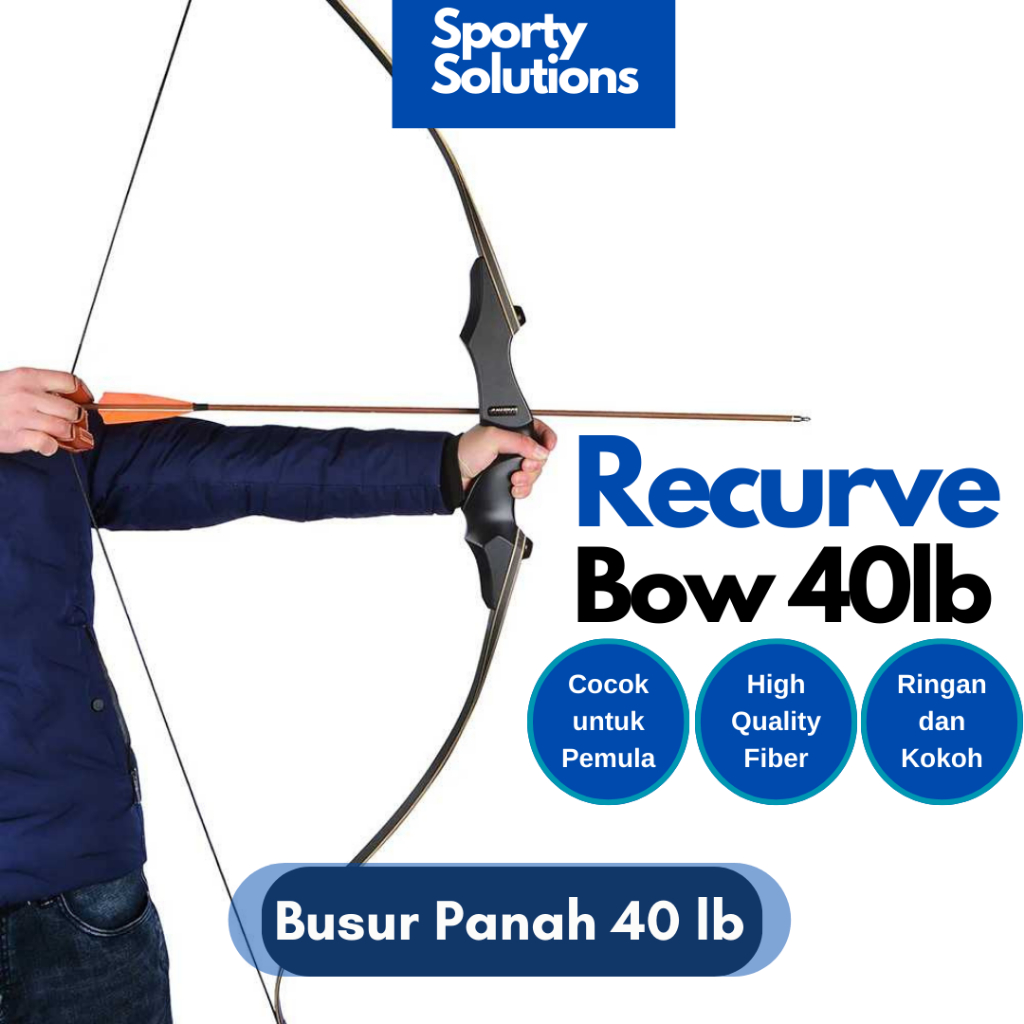 Jual Busur Panah Hunting Recurve Archery Bow 40 LB | Shopee Indonesia