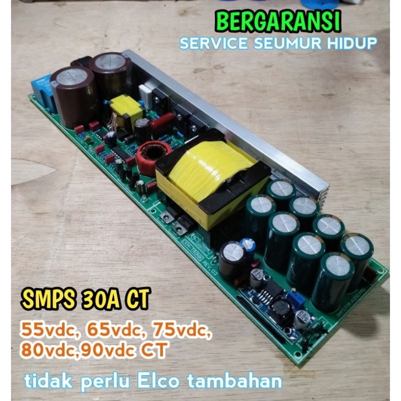 Jual Smps Hb Ocp 30A CT 65-90volt 3000watt Halfbridge daya besar Trafo/PSU/Power supply/suplai ...