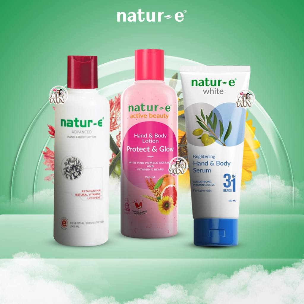 Jual NATUR-E HAND & BODY LOTION / BODY SERUM LOTION SERIES ( READY ALL ...