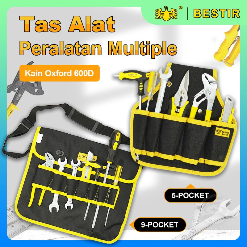 Jual Tas Alat Perkakas Peralatan Multiple 5/9-Pocket Mini Tas pinggang ...