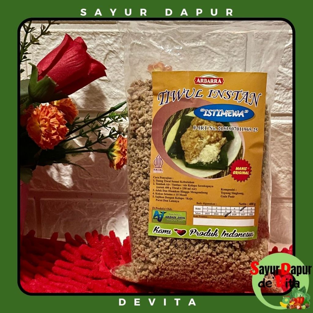 Jual Arbarra, Tiwul Instan Istimewa, 400gram | Shopee Indonesia