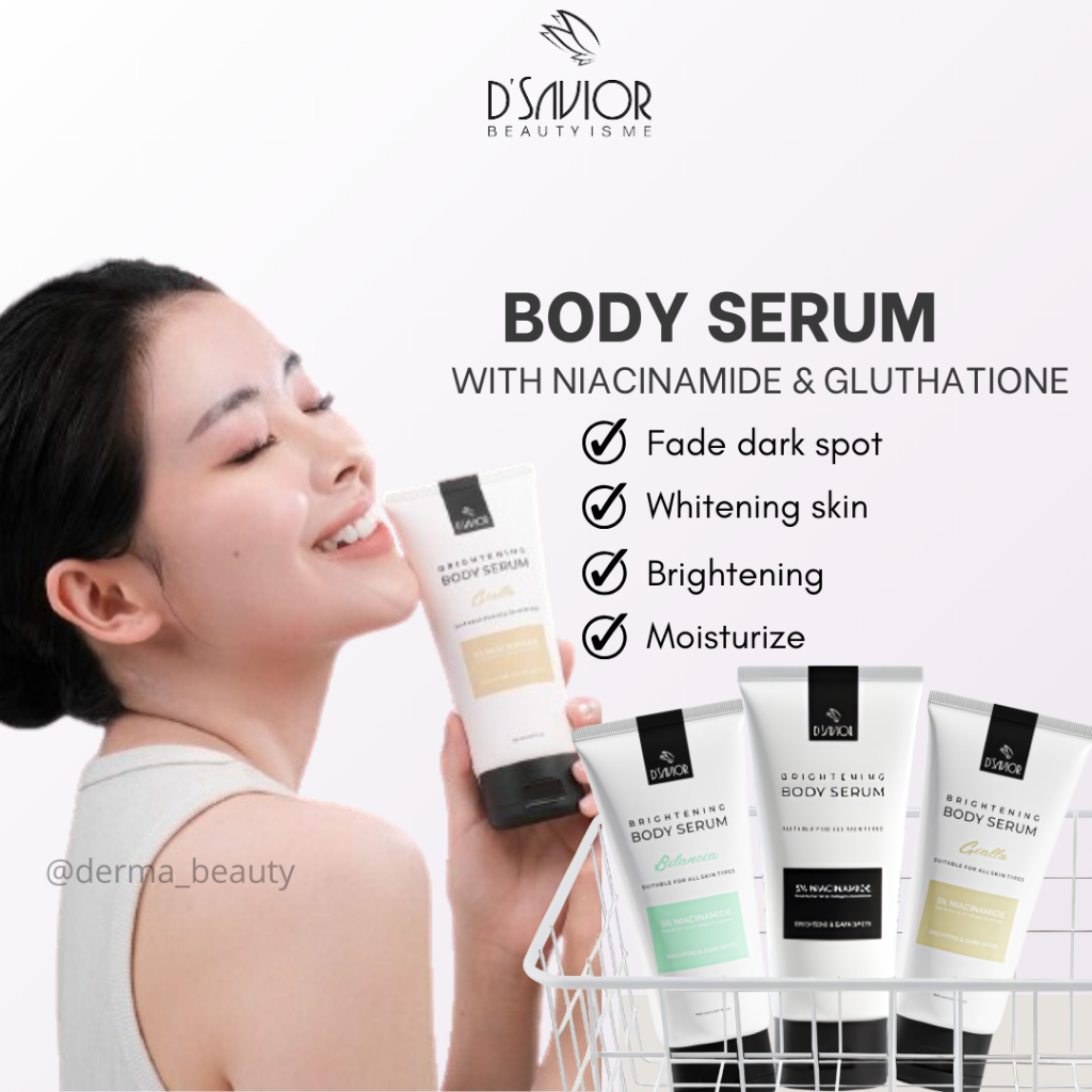 Jual DSAVIOR Brightening Body Serum Niacinamide 5% Giallo Niacinamide 5 ...