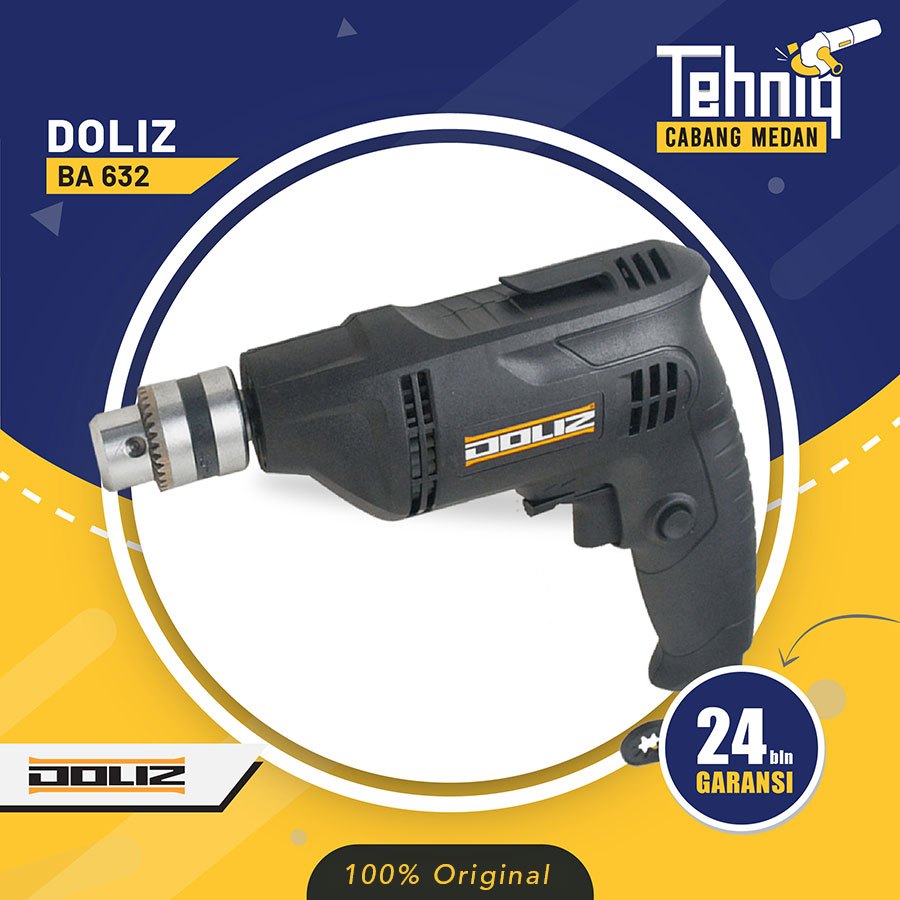 Jual MESIN BOR LISTRIK DOLIZ BA632 ELECTRIC DRILL | Shopee Indonesia