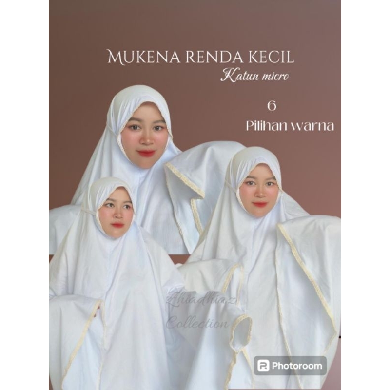 Jual Mukena/rukuh jumbo dewasa travelling 2in1 resleting renda kecil ...