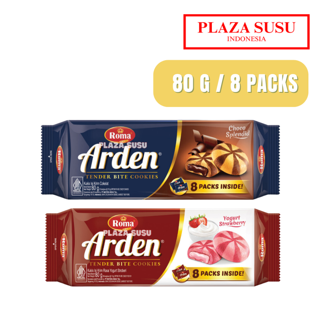 Jual ARDEN BISCUIT CHOCO SPLENDID 80 G ROMA BISKUIT COKELAT TENDER ...