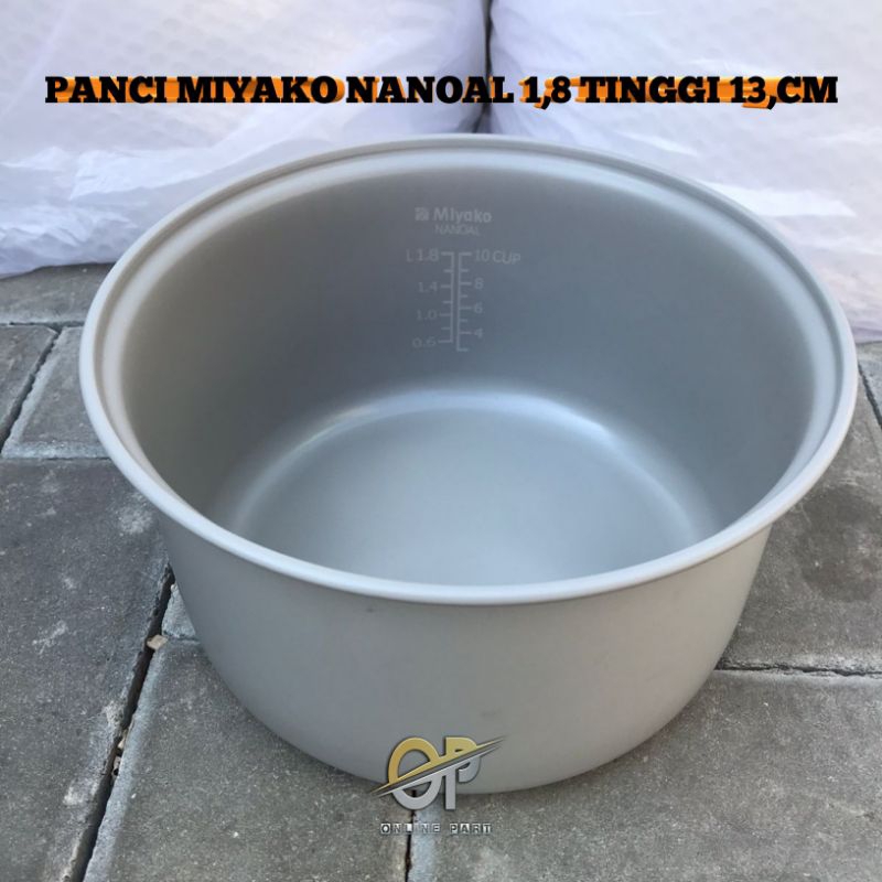 Jual PANCI RICECOOKER NANOAL ORIGINAL MIYAKO TINGGI 13,cm 1,8 LITER ...