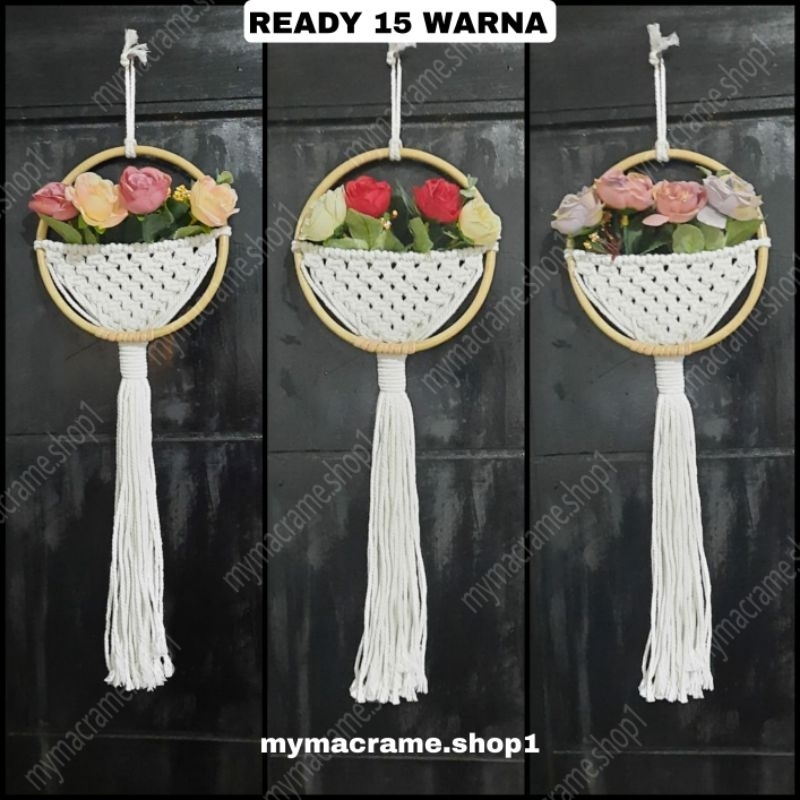 Jual Hiasan Dinding Macrame Rotan / Hiasan Dinding Macrame / Hiasan ...