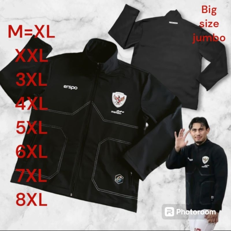 Jual jaket timnas indonesia terbaru pria jumbo jaket olahraga sport ...