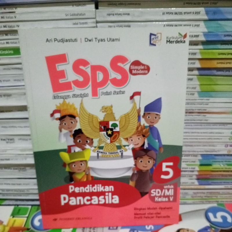 Jual ORIGINAL Buku Esps Pendidikan Pancasila 5 untuk SD/MI kelas V Kurikulum Merdeka | Shopee ...
