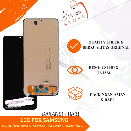 Jual LCD TOUCHSCREEN SAMSUNG GALAXY A32 4G A325 A325F OEM ORIGINAL COMPLETE | Shopee Indonesia