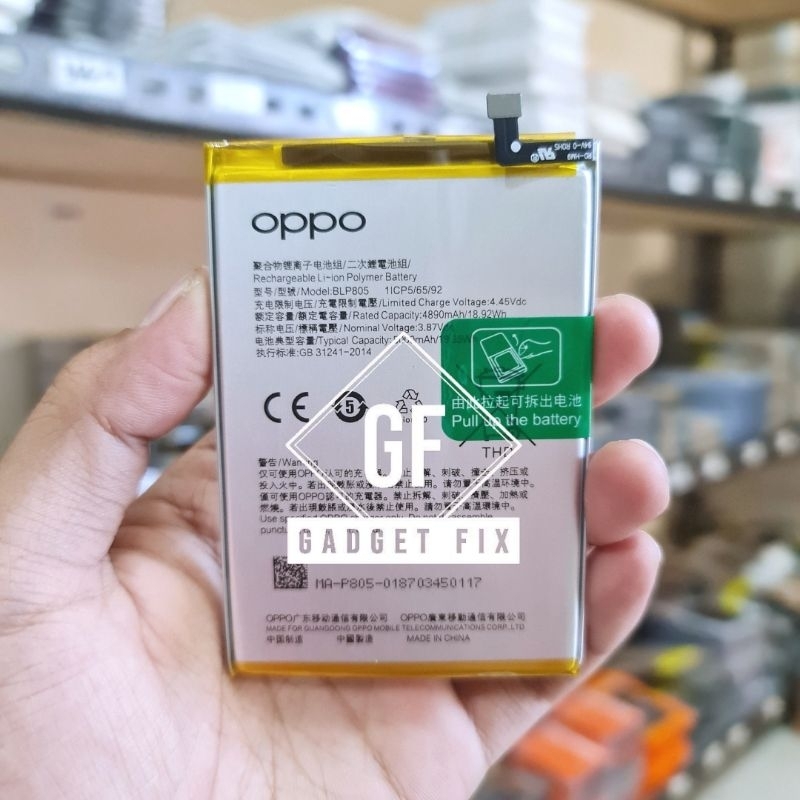 Jual Baterai Batre Oppo BLP805 Original HP Oppo A16 CPH2269 Battery ...