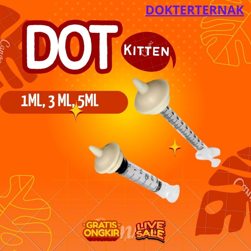 Jual Spuit Dot Kitten Kucing Mirekel 1 ml,3 ml dan 5 ml | Shopee Indonesia