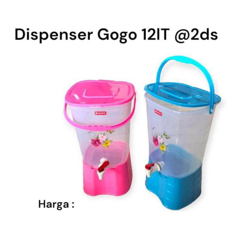 Jual PACIFIC Gogo Soft Dispenser Plastik Food Grade 12 Liter ...