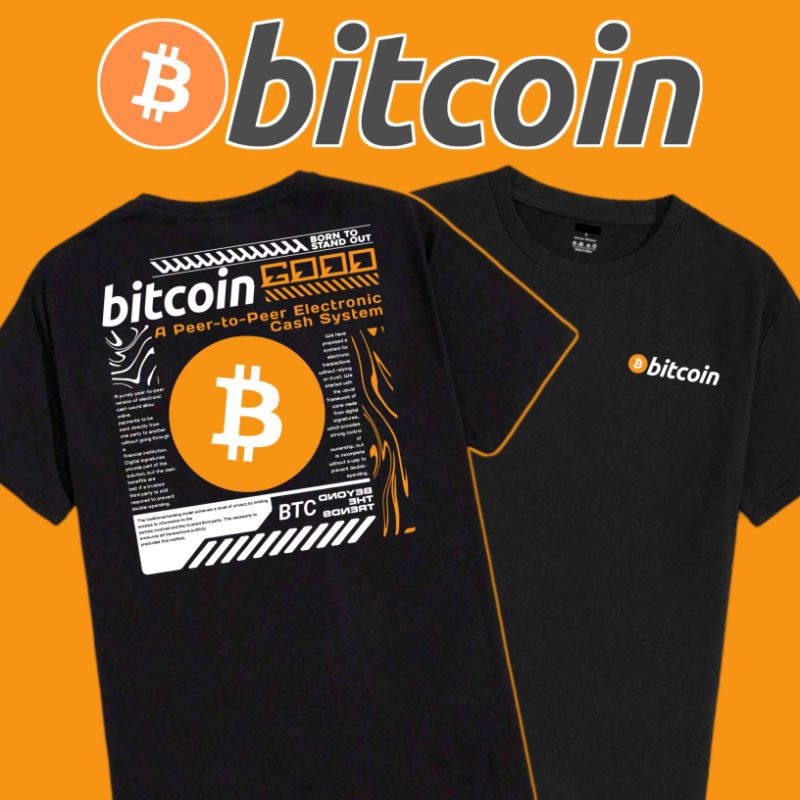 Jual KAOS BITCOIN STREETWEAR PREMIUM / BAJU CRYPTO BTC BLOCKCHAIN ...
