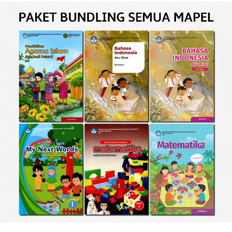 Jual (PAKET BUNDLING) BUKU KURIKULUM MERDEKA KELAS 1 (SET SEMUA MAPEL ...
