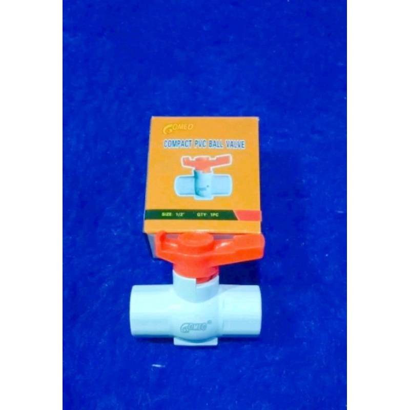 Jual Ball valve/ stopkran pvc 1/2" /stop kran/stop kran 1/2" /stopkran 1/2" gomeo | Shopee Indonesia