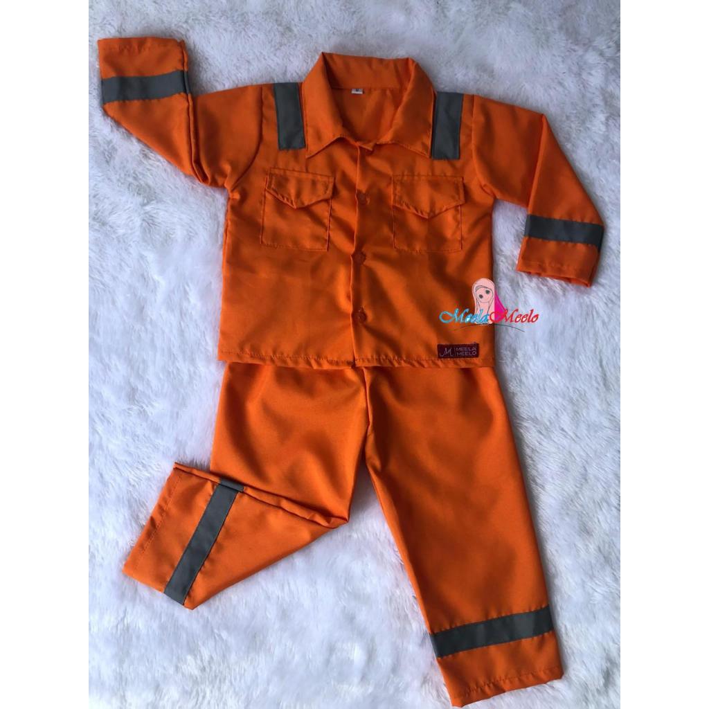 Jual Baju seragam PLN anak BUMN wearpack safety K3 / Baju Profesi anak ...