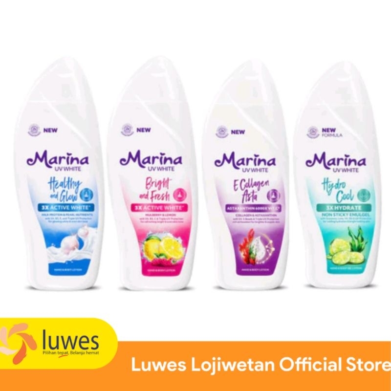 Jual Marina Hand & Body Lotion UV Whitening 185ml | Shopee Indonesia
