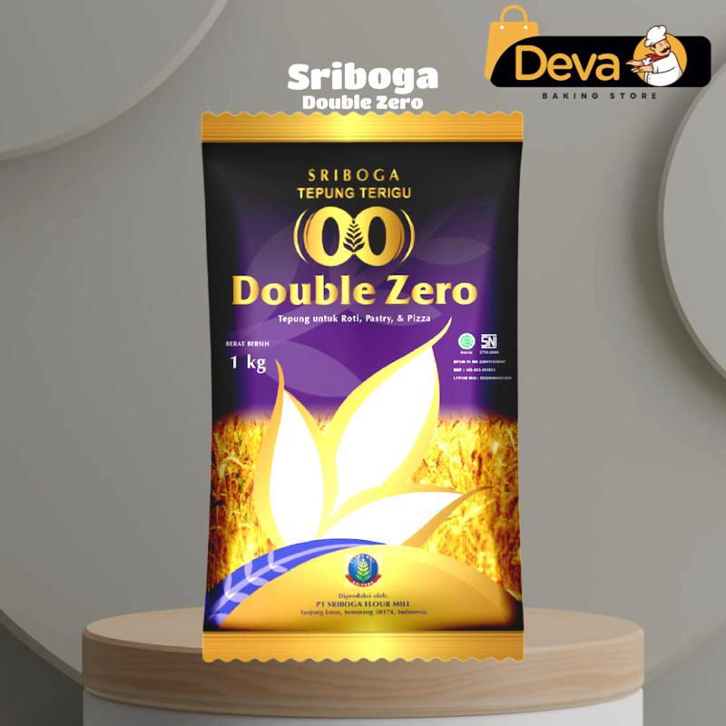 Jual Sriboga Double Zero - Tepung Terigu 1kg | Shopee Indonesia