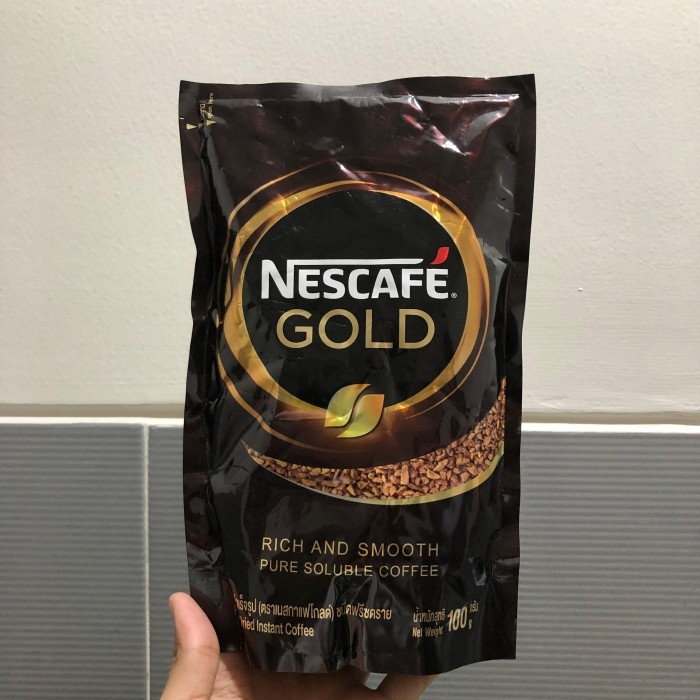 Jual Kopi Nescafe Gold Rich & Smooth Pure Soluble Coffee 100g | Shopee ...