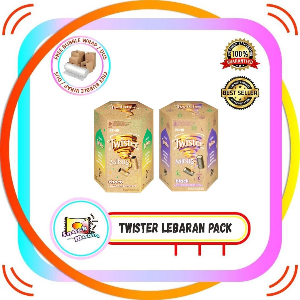 Jual Delfi Twister Lebaran Pack Choco - Black Vanilla 3 x 70 gr BOX ...