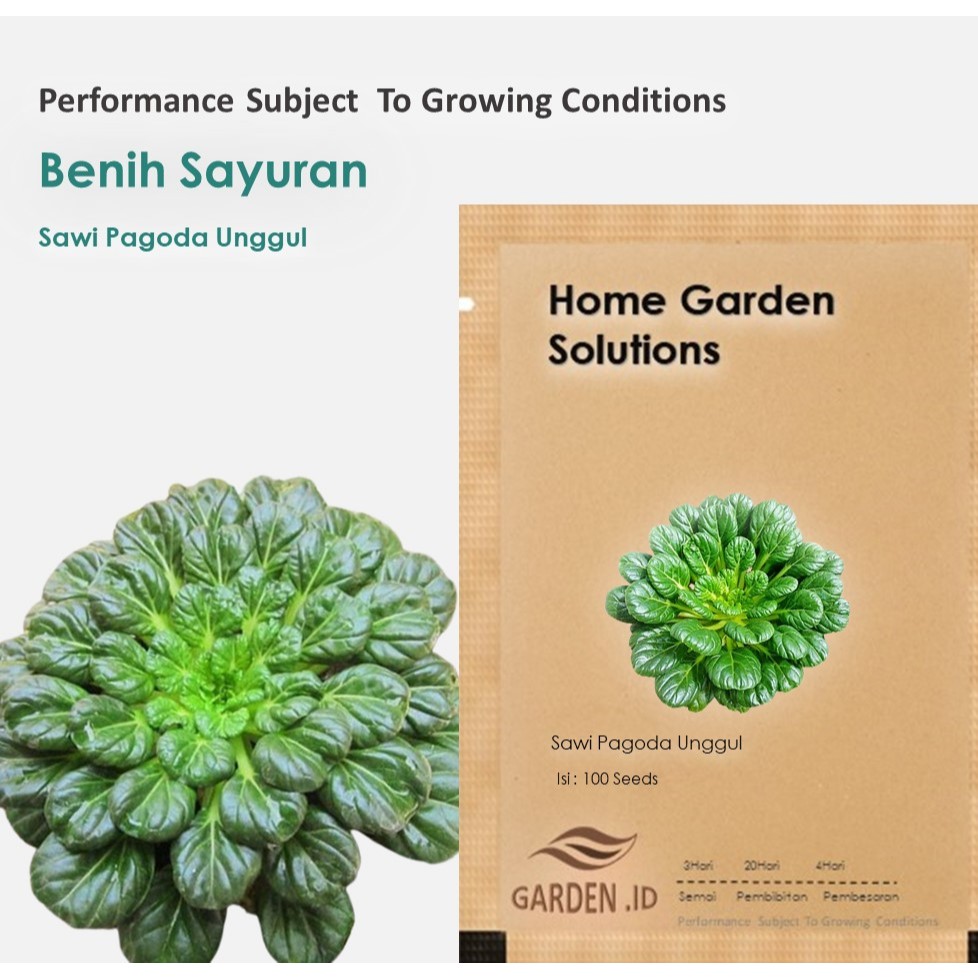 Jual Garden id Bibit Benih Tanaman Sayur Sayuran Sawi Pagoda Unggul ...