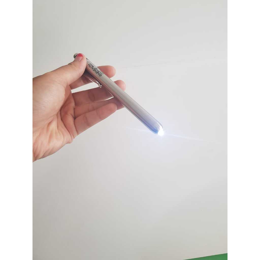 Jual Penlight LED Stainless OneHealth HS-401F2 Senter Medis / Praktikum ...