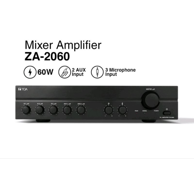 Jual Mixer Amplifier TOA Power Ampli Amplifier Model ZA-2060 | Shopee Indonesia