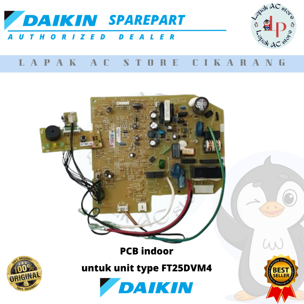 Jual Modul Indoor / Pcb Indoor AC DAIKIN Thailand 1PK FT25DVM4 | Shopee ...