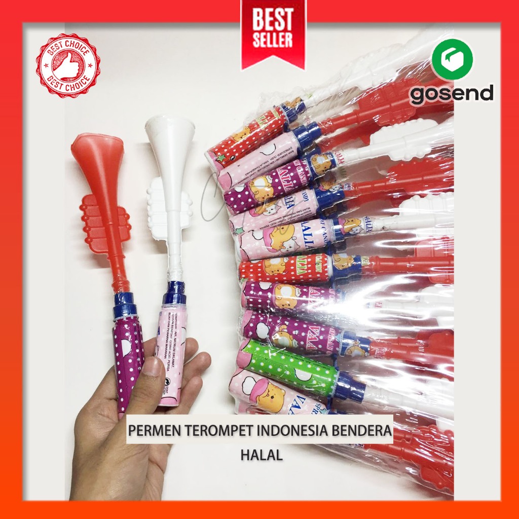 Jual Permen Terompet Indonesia Permen Spray & Termpet Merah Putih isi ...