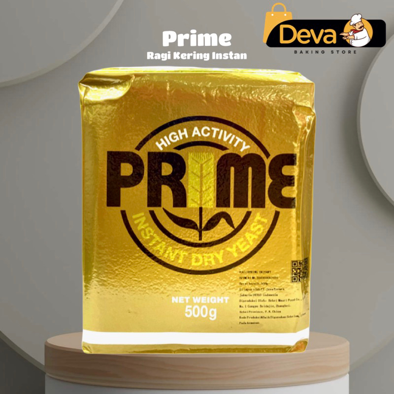Jual Prime Instant Dry Yeast - Prime Ragi Kering Instan 500gr | Shopee ...
