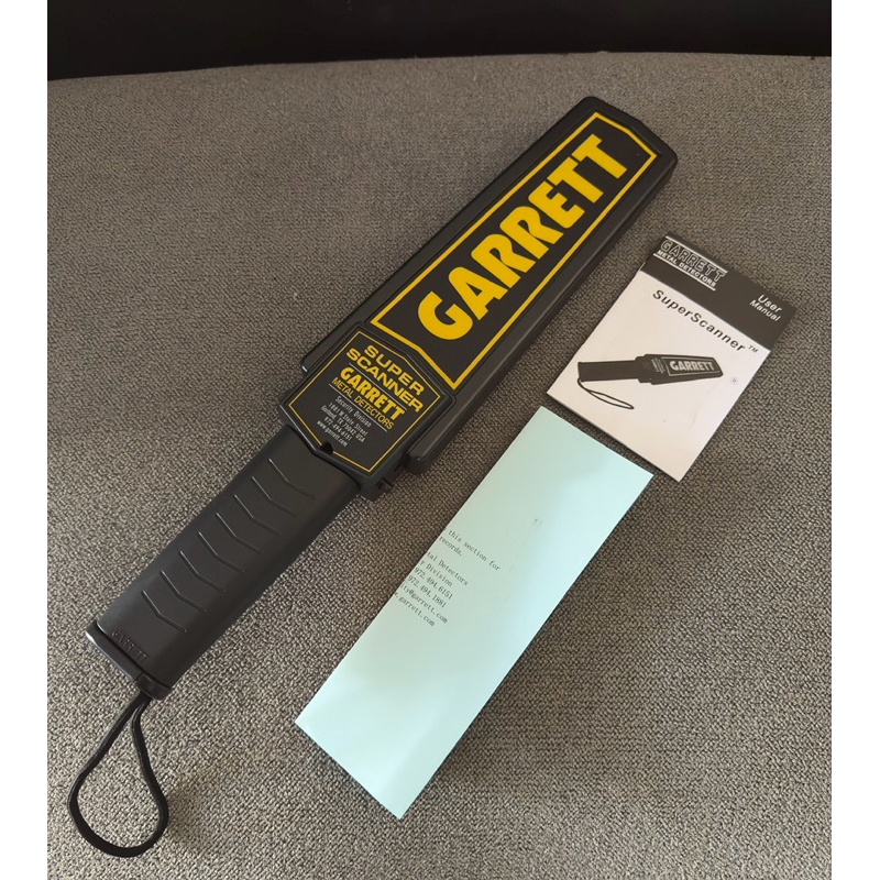 Jual Garret Metal Detector Super Scanner / Garrett Tongkat Pendeteksi ...
