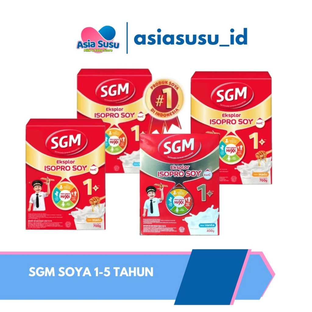 Jual SGM SOYA - Sgm Eksplor ISOPRO SOY 1+ Vanilla / Madu 700gr /400gr ...