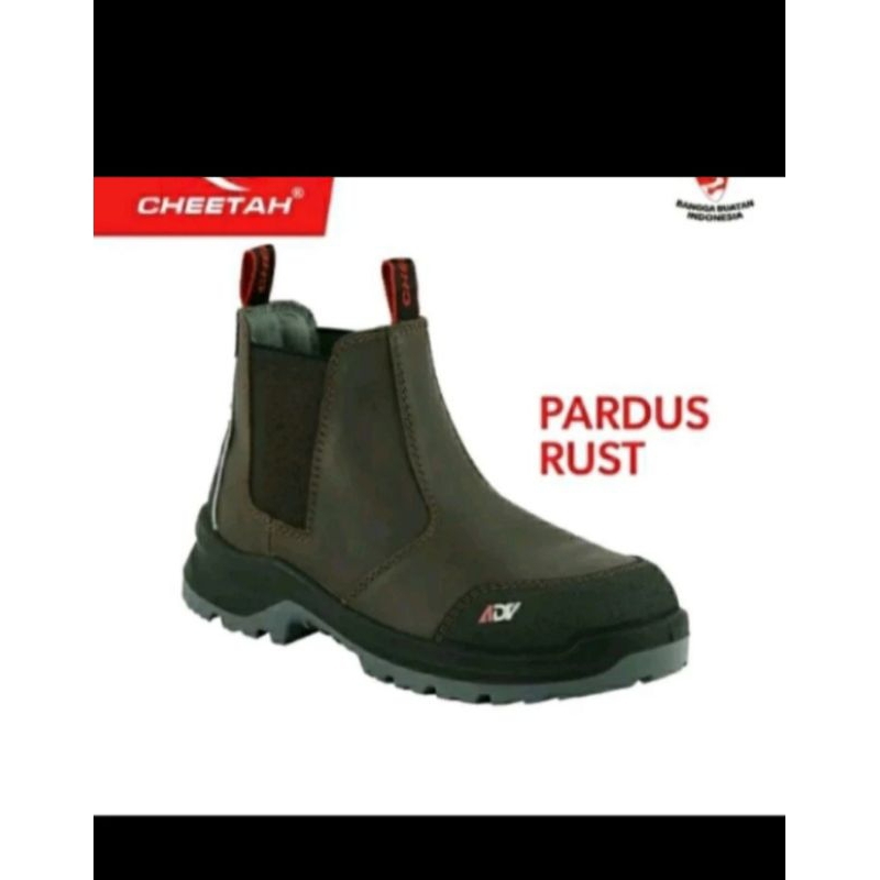 Jual Sepatu Safety CHEETAH ADV PARDUS RUST ORIGINAL Water Resistant ...