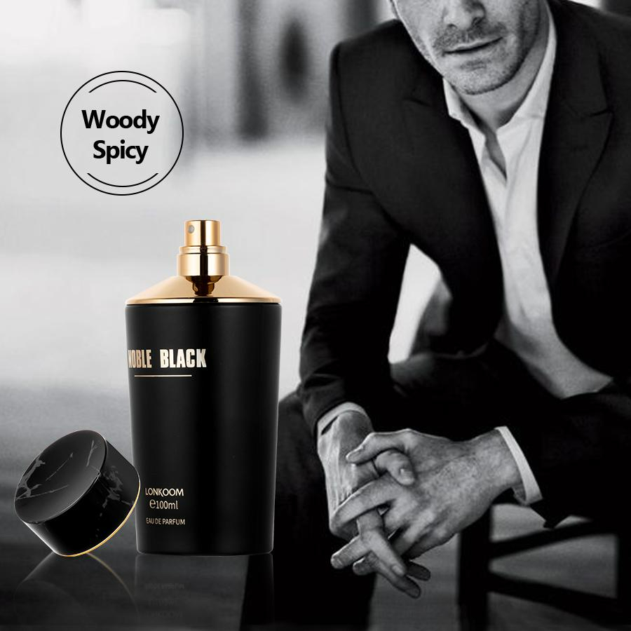 Jual Parfum Lonkoom Noble Black 100ml Eau de Perfume untuk Pria Aroma ...