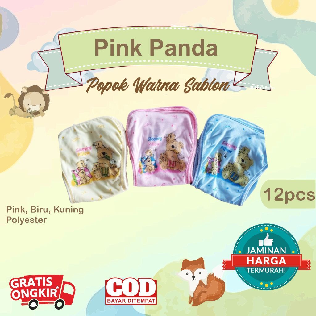 Jual POPOK WARNA SABLON POLYSTER Popok Bayi / Popok Alas / Popok Ikat ...