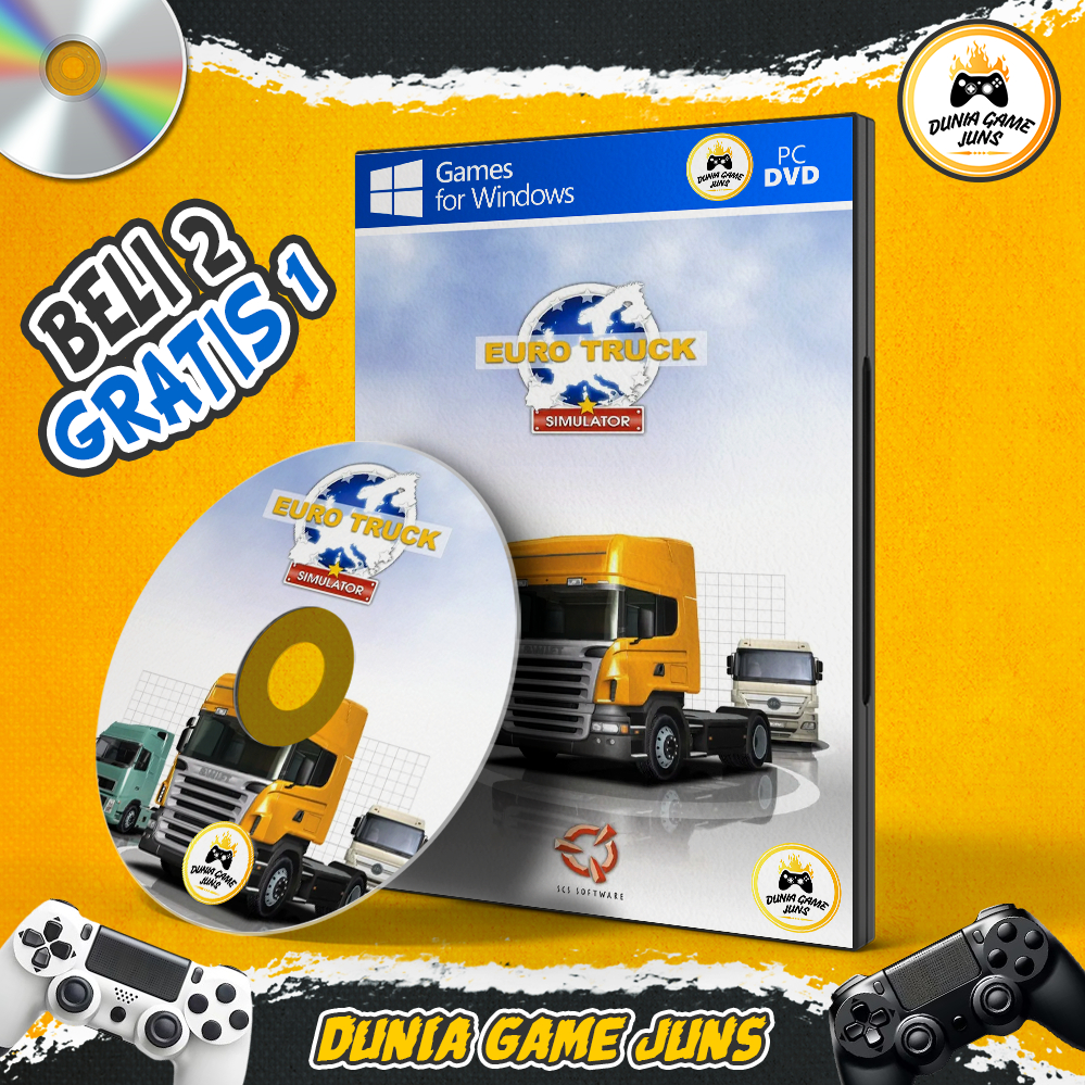 Jual Euro Truck Simulator | Game Simulation/Simulator | ETS | CD/DVD ...