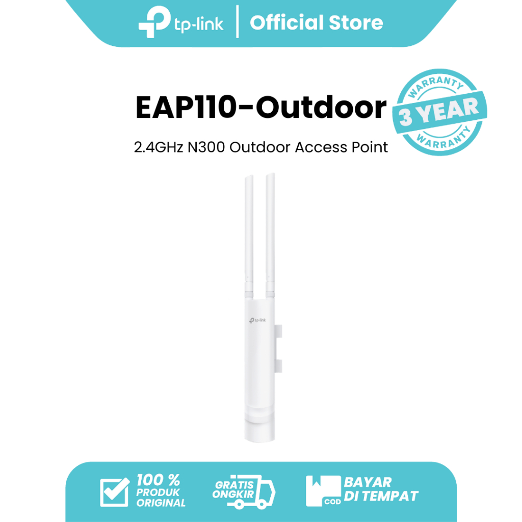 Jual Original Tp Link Eap110 Outdoor 300mbps Wireless N Outdoor Access