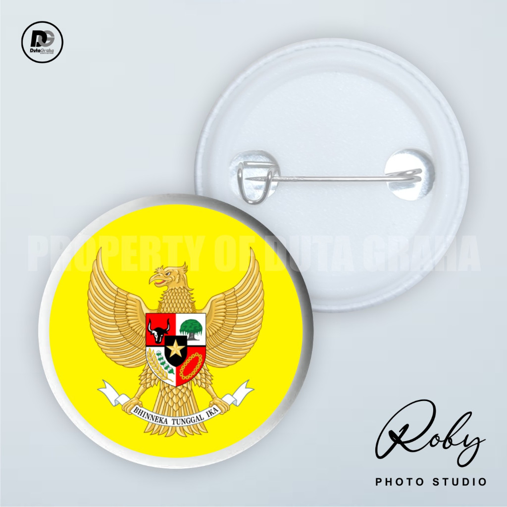 Jual [PIN PRESS] GARUDA PANCASILA KUNING Pin Bros Aksesoris Souvenir ...