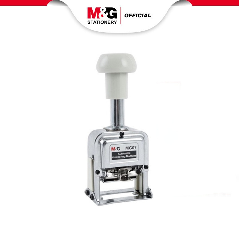 Jual M&G Number Machine 7 digits MG07 Mesin Cetak angka free ink ink ...